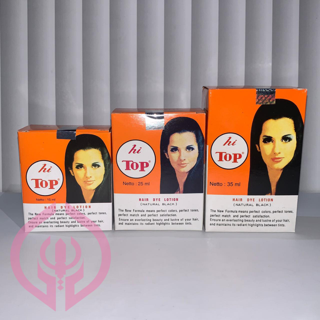 Jual HI TOP | SEMIR RAMBUT HITAM 15ml - 35ml | Shopee Indonesia