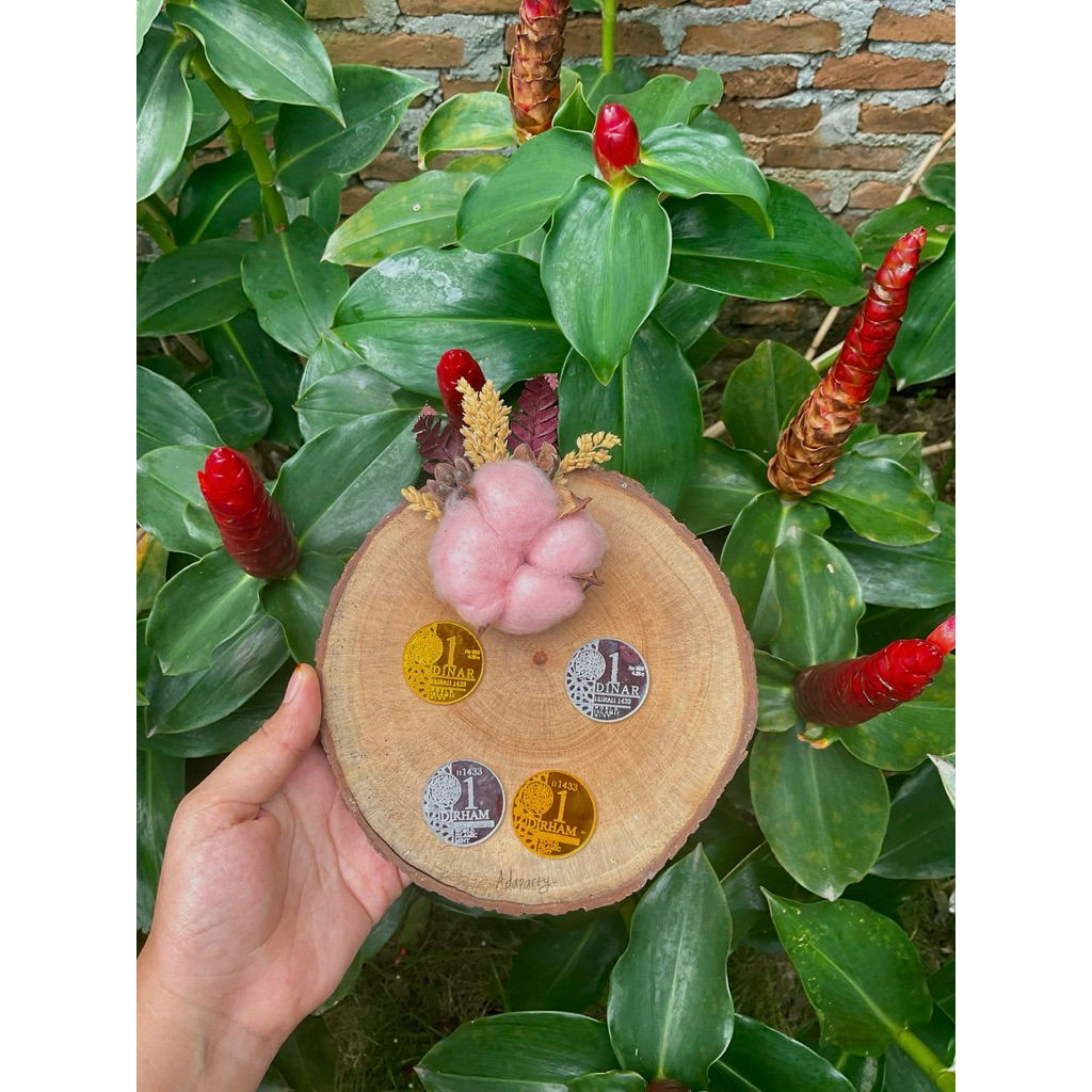Jual Replika Dinar/Dirham Akrilik / Hiasan Mahar Akrilik / Dekorasi ...
