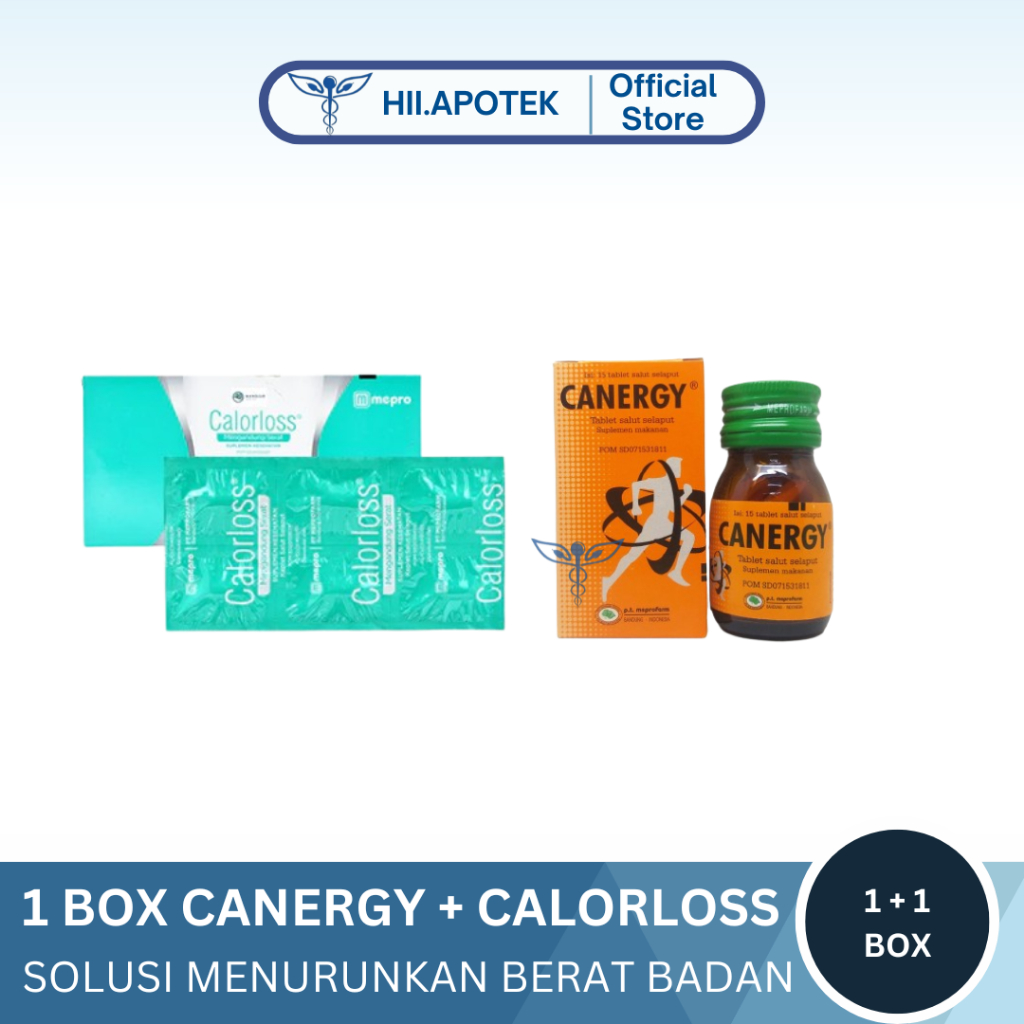 Jual 1 Box Canergy + 1 Box Calorloss - Solusi menurunkan berat badan ...