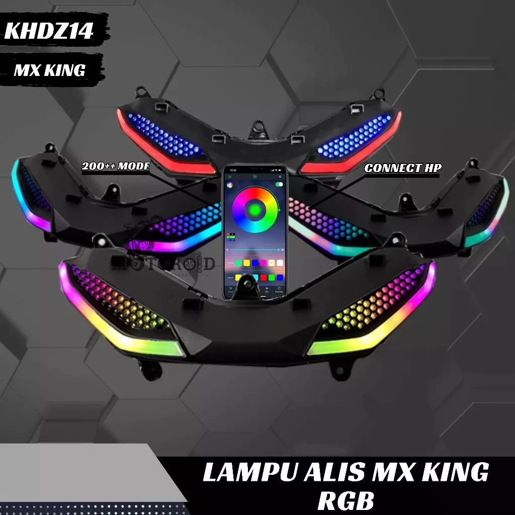 Jual Lampu MX KING Alis Depan Yamaha MX King Colorfull Plus Sen Dan ...