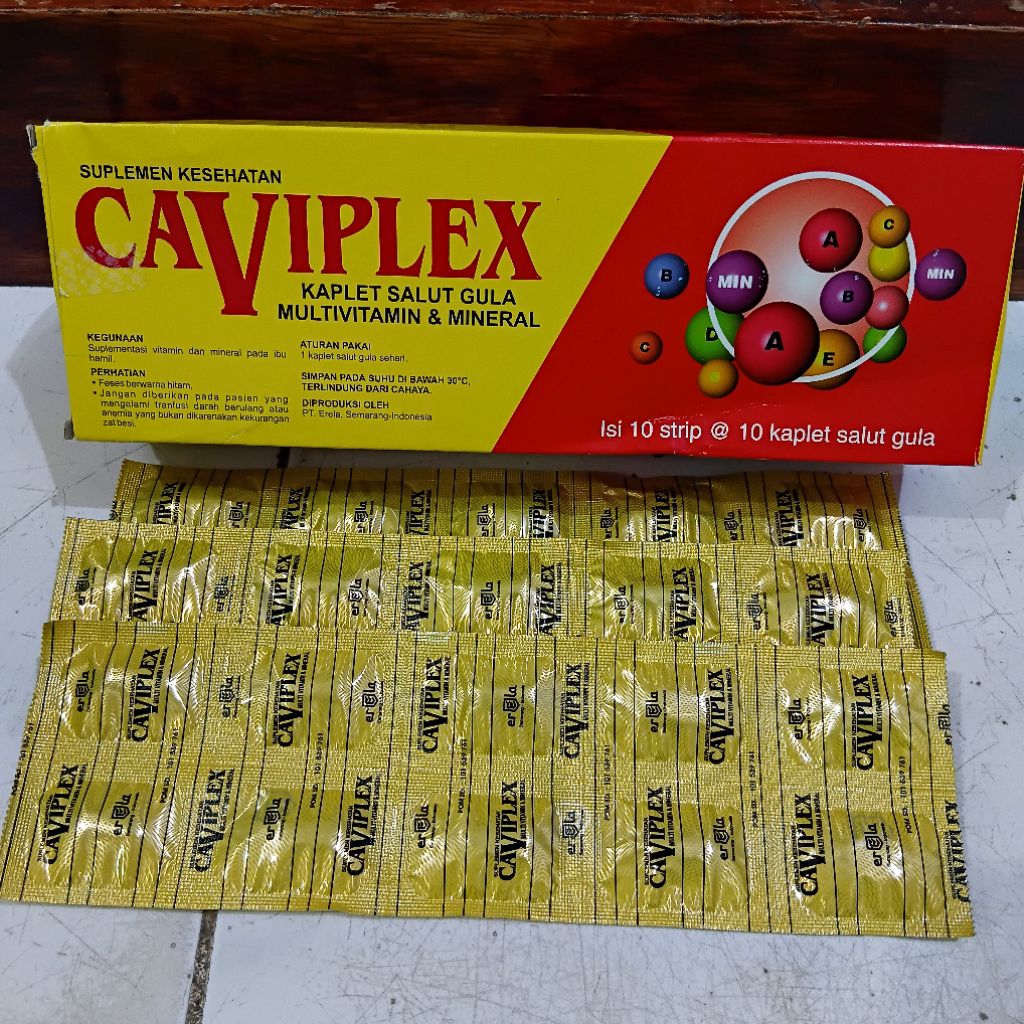 Jual Caviplex 1 box ( isi 10 lembar) untuk suplemen kesehatan yg ...