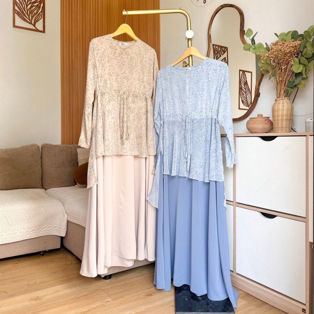Jual HijabByDara - Asyifa Dress Motif Mix Asyifa Dress Polos Bahan ...