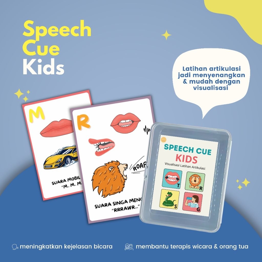 Jual Kartu Latihan Artikulasi Apraxia Speech Cue Kids Flashcard Speech ...