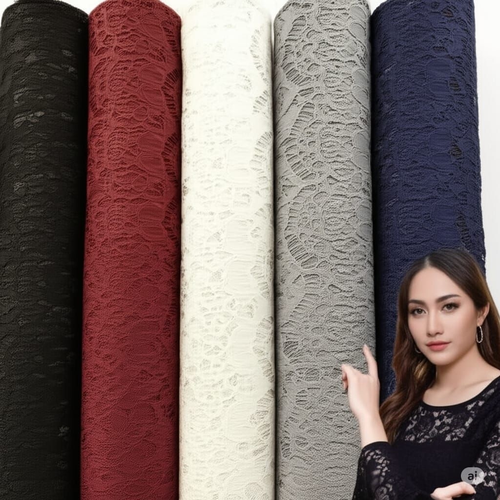 Jual Kain Brokat Renda Lace/Lace Renda | Shopee Indonesia