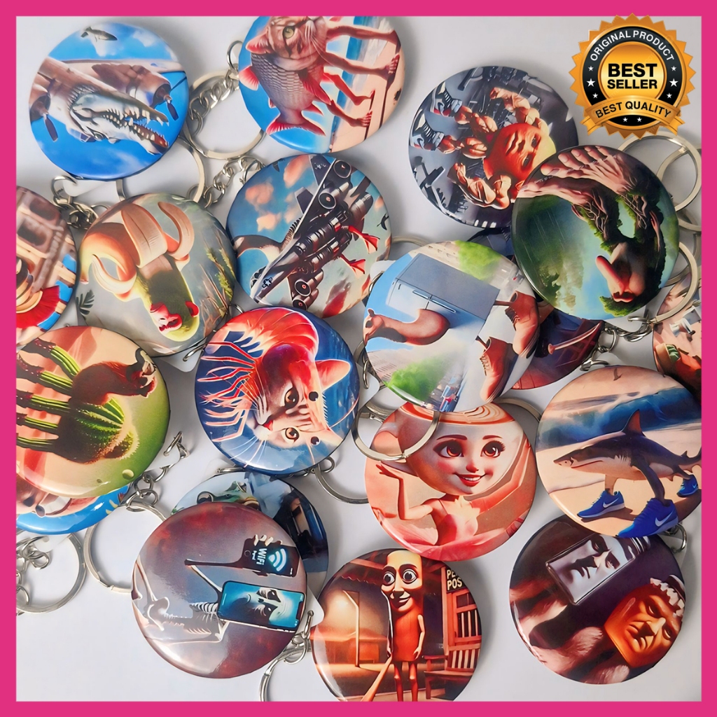 Jual GANTUNGAN KUNCI ANOMALI BRAINROOT TUNG TUNG SAHUR, BISA COD ...