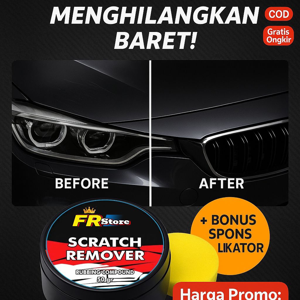 Jual FR Compound | PENGHILANG BARET RINGAN 50gr Motor&Mobil Aman Ampuh ...