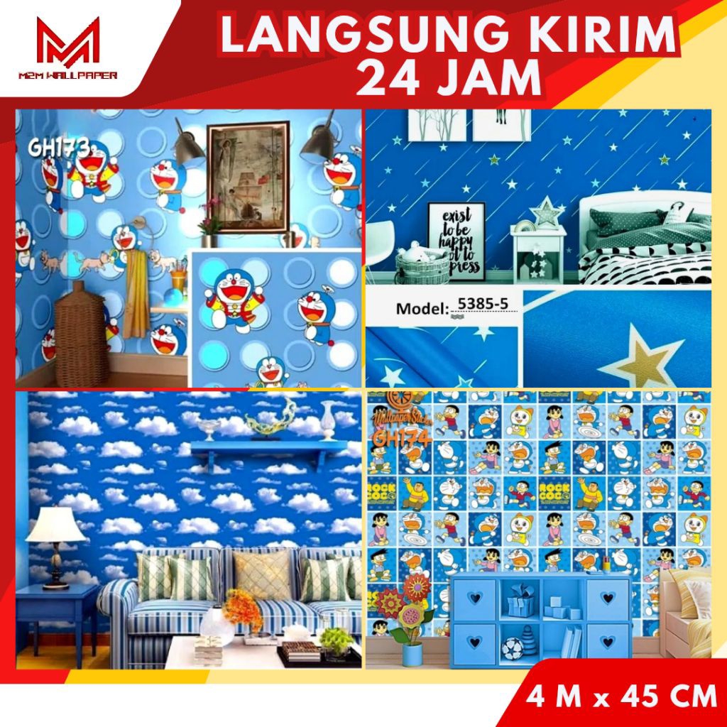Jual Wallpaper Stiker Dinding Aestetic (BISA INSTANT & COD) M2M ...