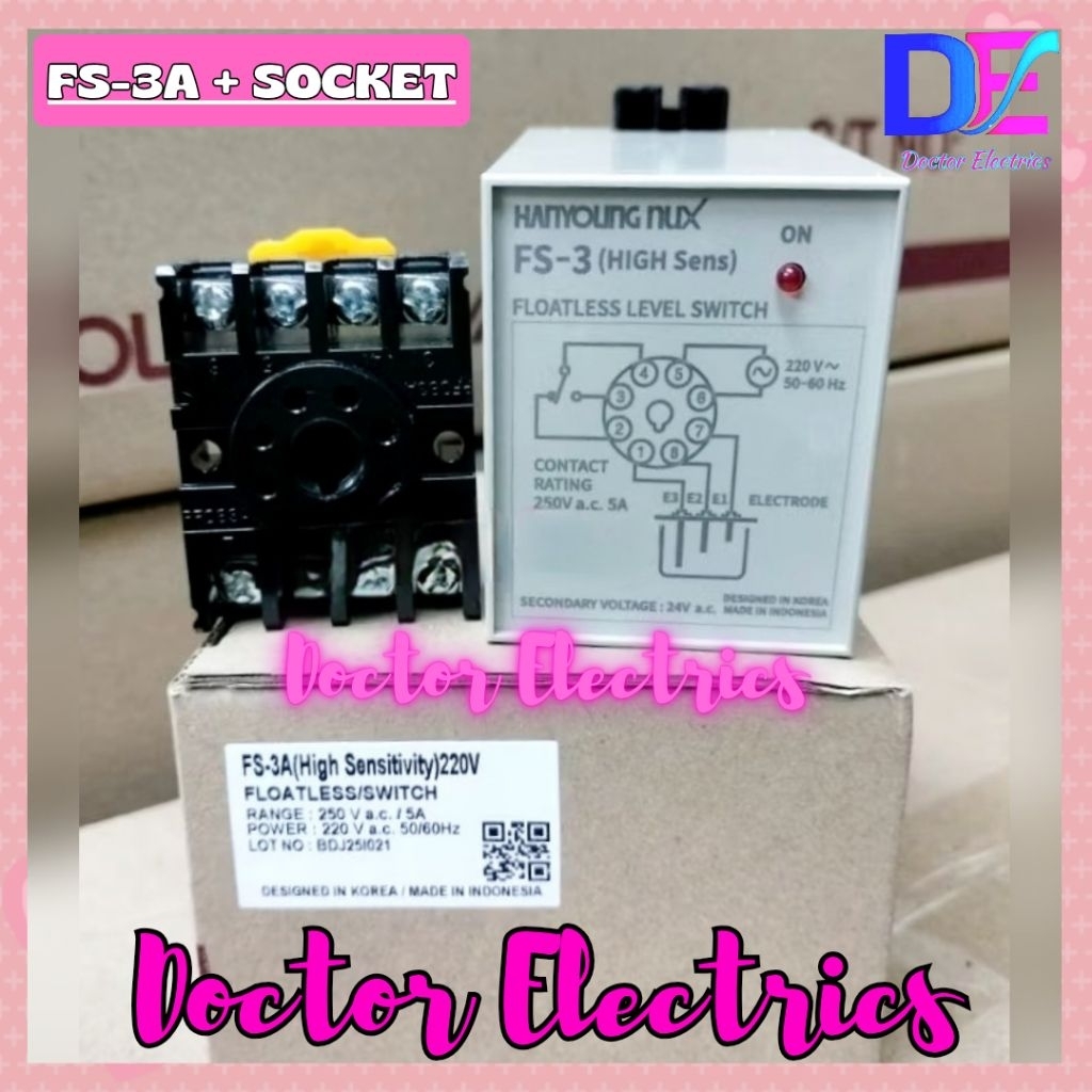 Jual HANYOUNG NUX FLOATLESS LEVEL SWITCH FS-3A FS-3 FS 3A FS3A FS3 ...