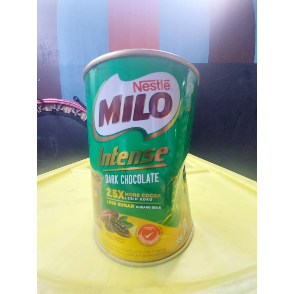 Jual Milo Intense Dark Chocolate Kaleng Penyok 400gr ( Kaleng Penyok ...