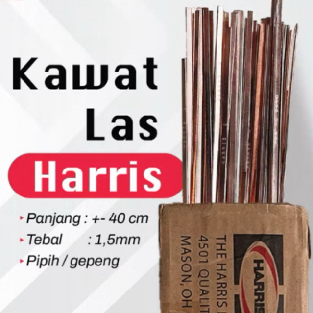 Jual PERAK / KAWAT LAS TEMBAGA HARRIS | Shopee Indonesia