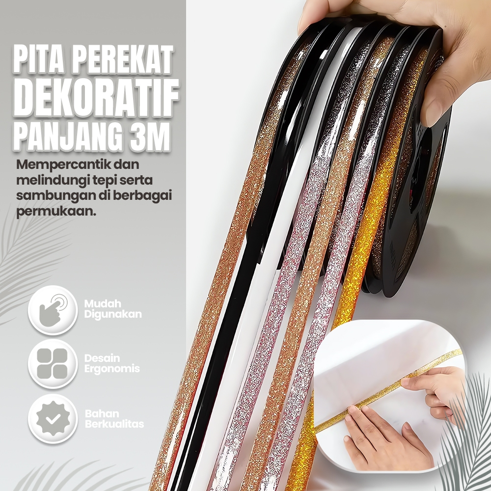 Jual Aksesoris Dapur Kamar Mandi Strip Pita Perekat Tahan Air Untuk ...