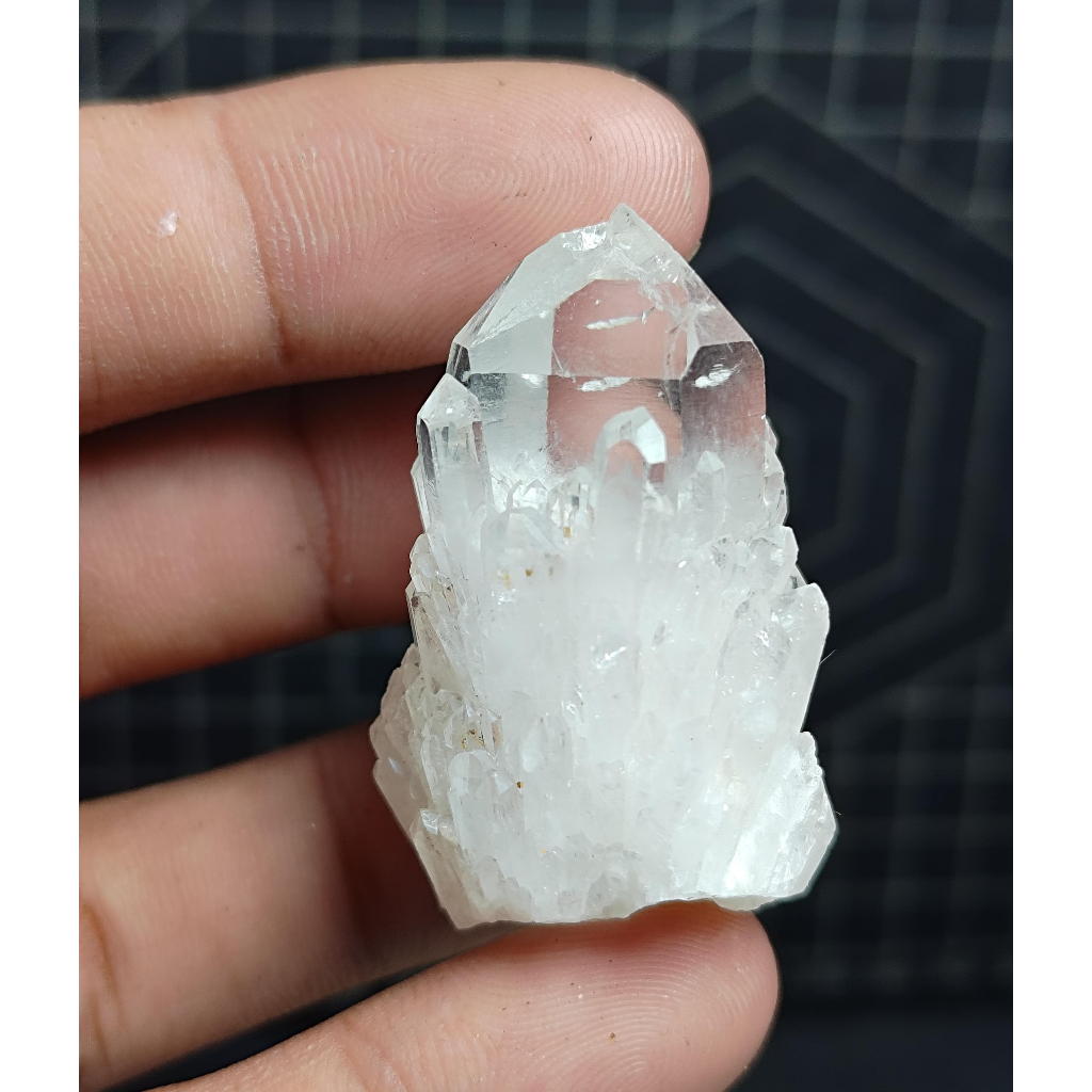 Jual Batu Natural Congo Pineapple Clear Quartz Point / Cluster (6 ...