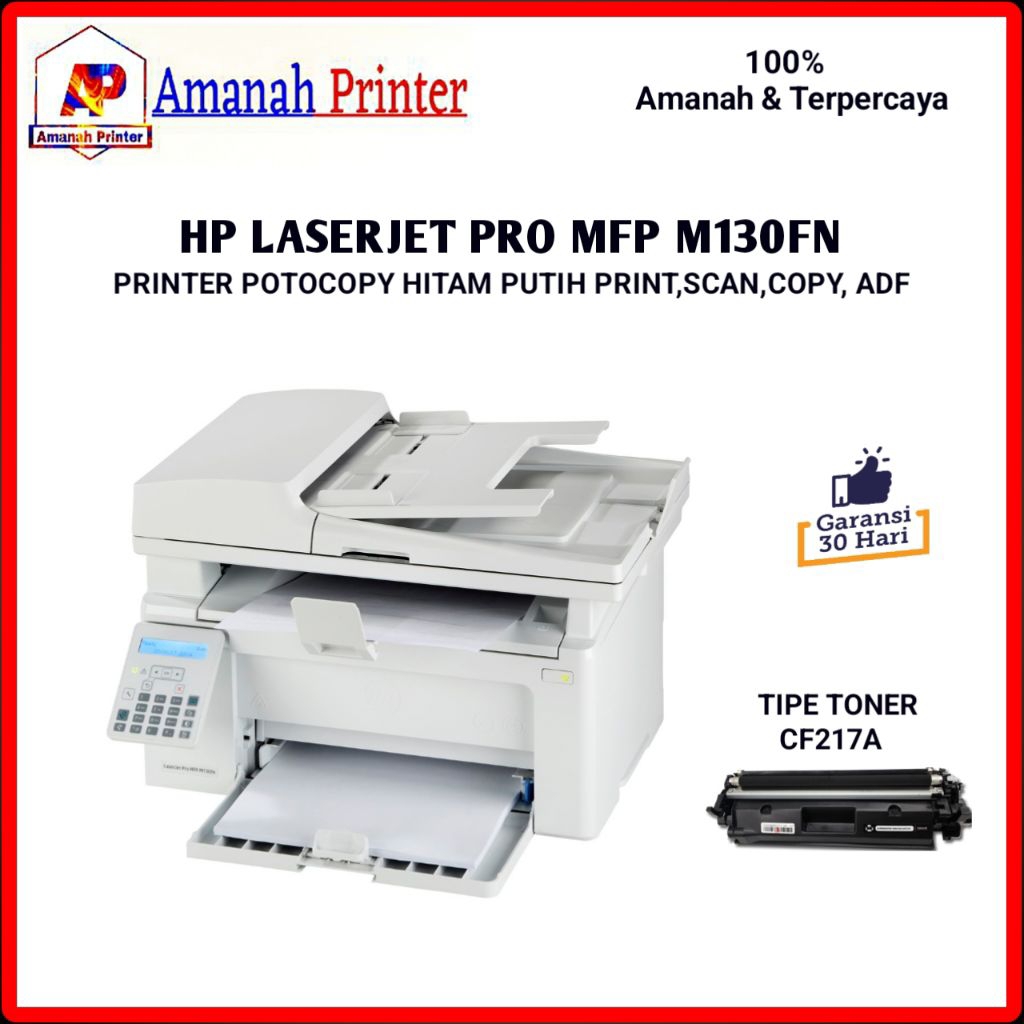 Jual Printer HP Laserjet Pro mfp M130fn Printer Potocopy Monokrom Print ...