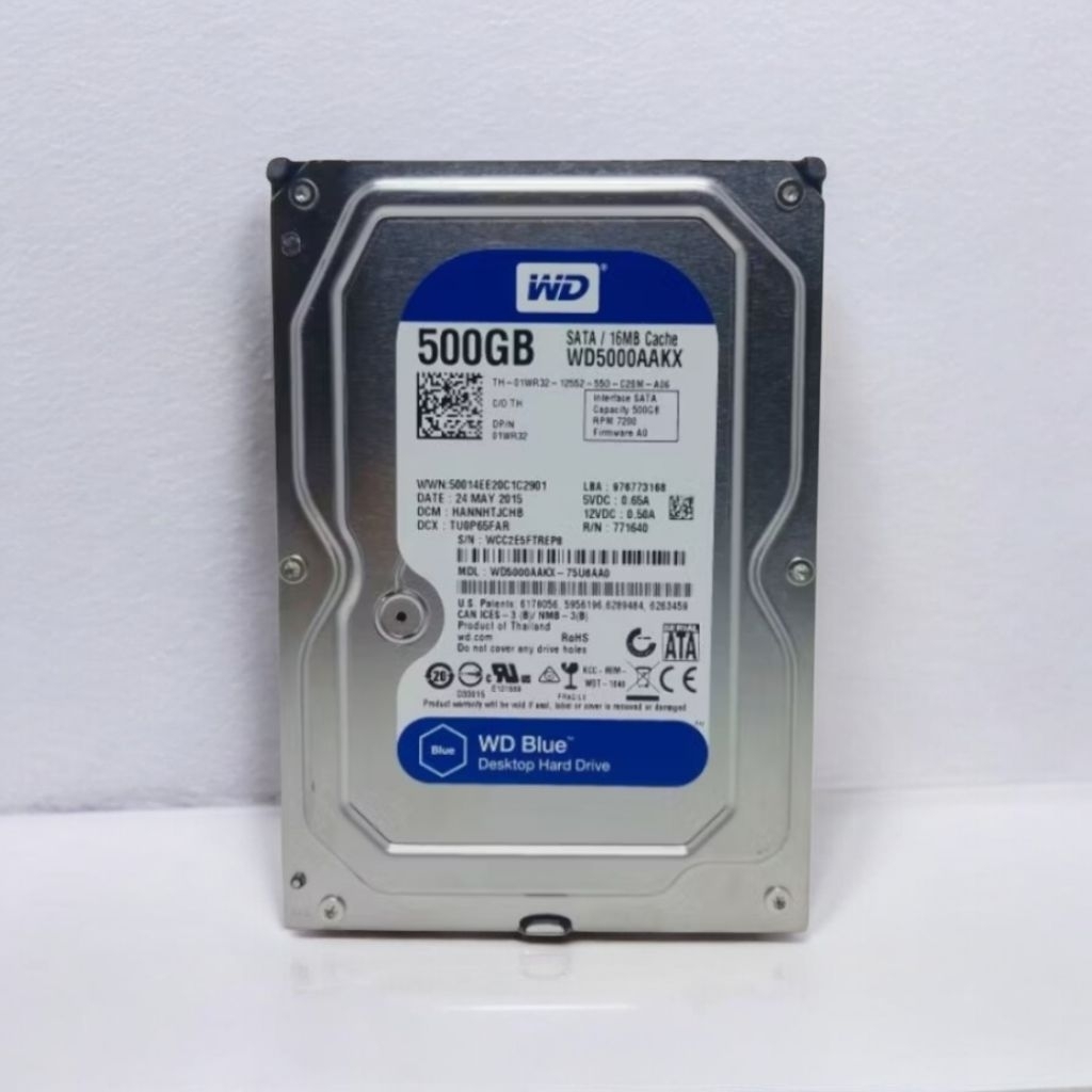 Jual Hardisk PC 500GB /1TB/ 2TB WD Blue /Barracuda SATA 3,5" Inch -HDD ...