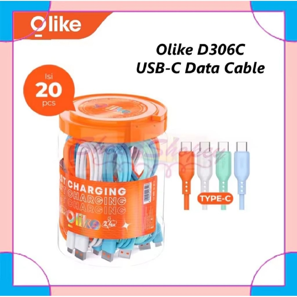 Jual KABEL DATA OLIKE D306/ micro,type c | Shopee Indonesia