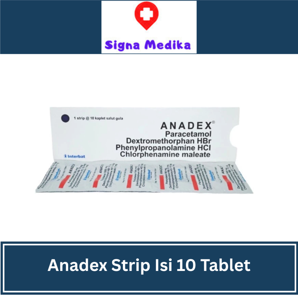 Jual Anadex Isi 10 Kaplet - Obat Batuk & Pilek | Shopee Indonesia