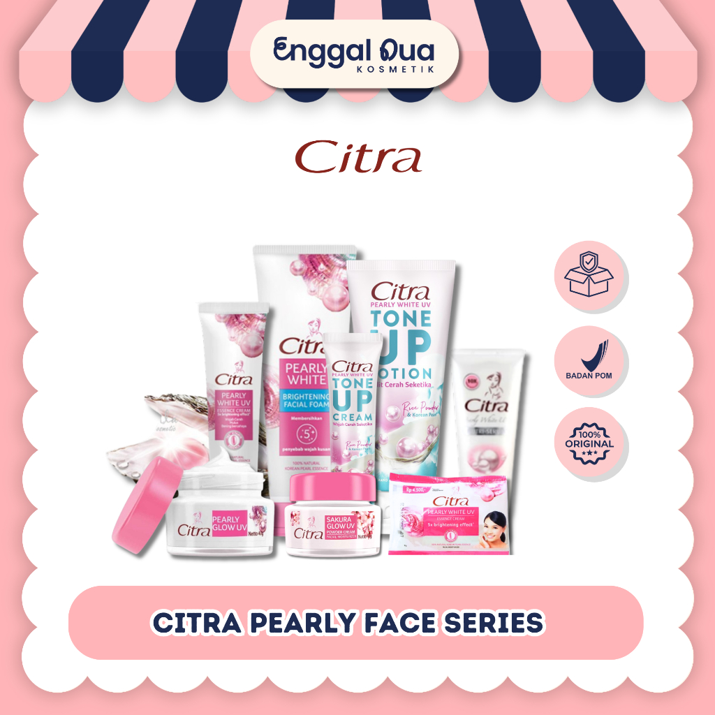 Jual Citra Pearly Glow UV | White UV Series | Facial Foam Brightening ...