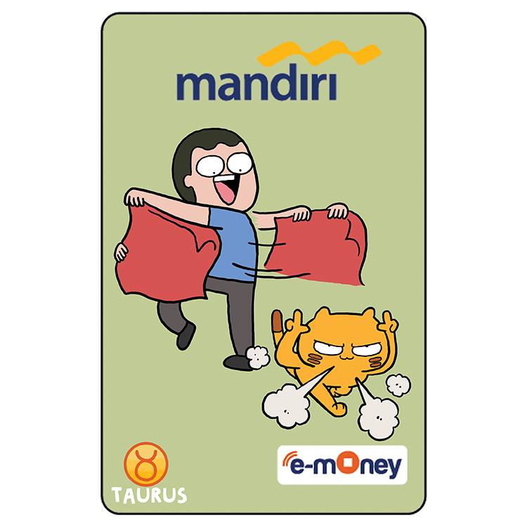 Jual Mandiri e-Money edisi Tahilalats Zodiak - Taurus | Shopee Indonesia