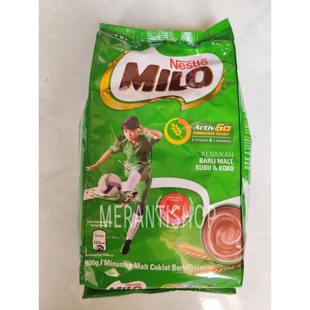 Jual MILO ACTIV-GO BUBUK 900gram MALAYSIA / MILO ACTIV GO BUBUK 0.9kg ...