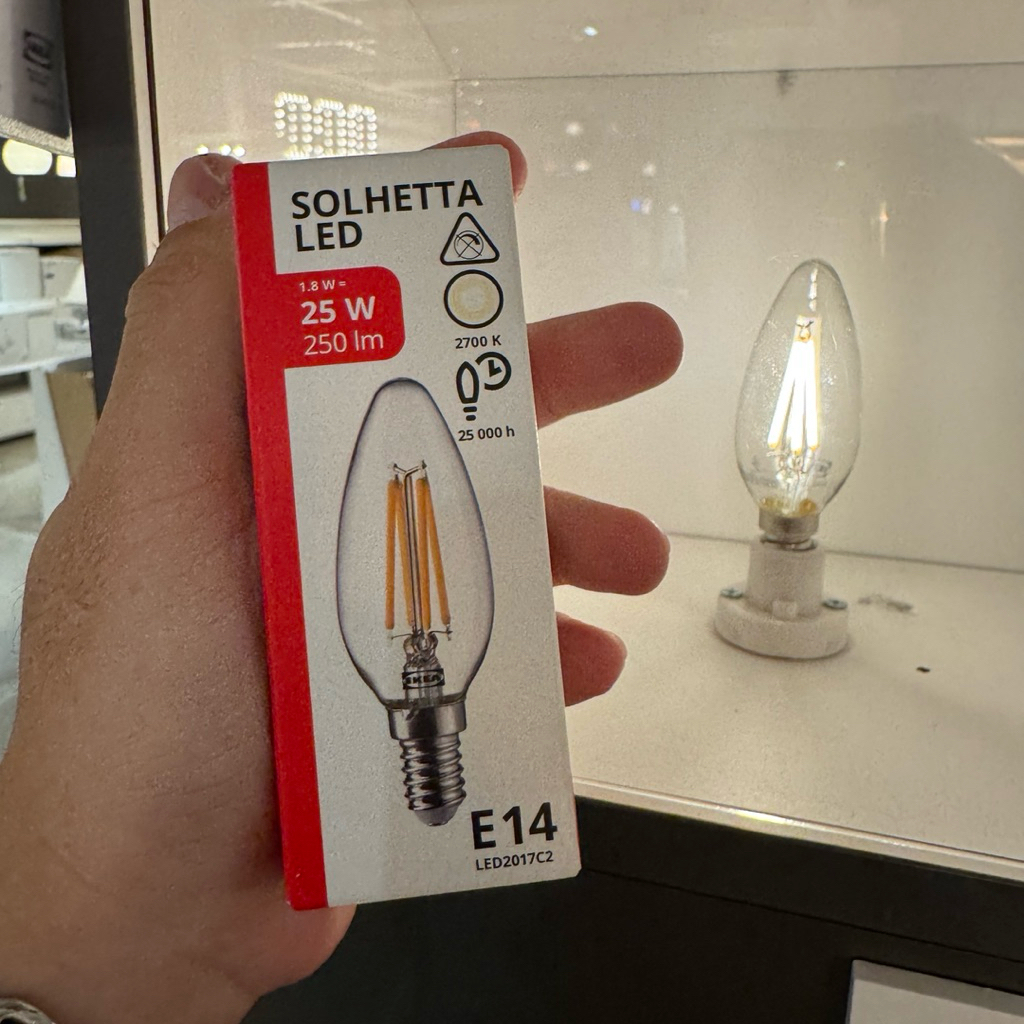 Jual Bohlam Lampu LED E14 250 lumen IK3A Solhetta | Shopee Indonesia