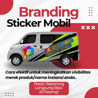 Jual Jasa Cetak & Pasang Sticker Car Branding | Sticker Mobil Custom ...