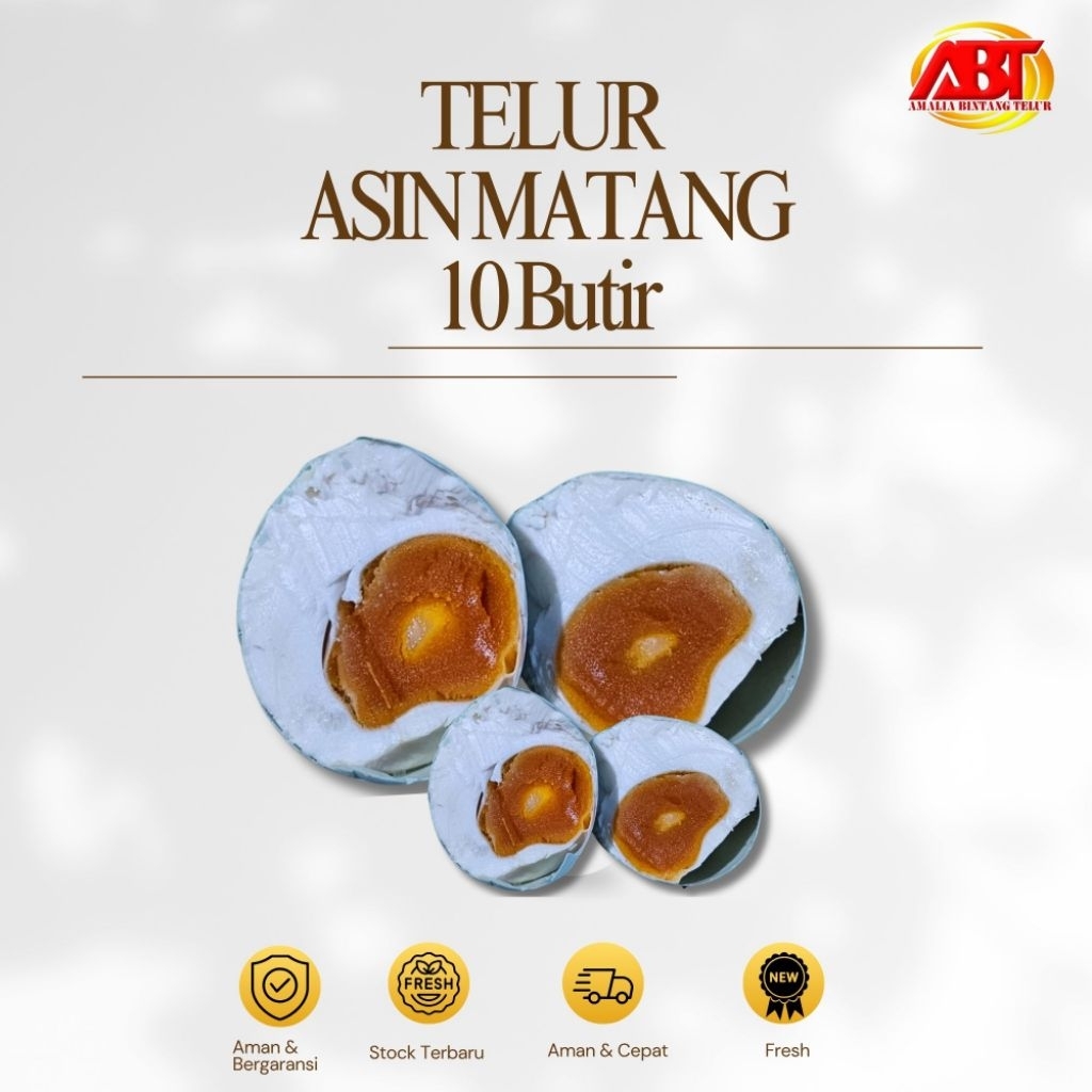 Jual ABT - Telur Asin Matang Masir, Lezat dan Bergizi isi 10 Butir ...