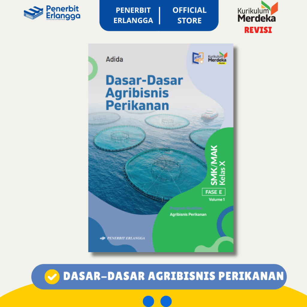 Jual [Erlangga Official] Dasar-Dasar Agribisnis Perikanan Revisi Kelas 10 Volume 1 Kurikulum ...