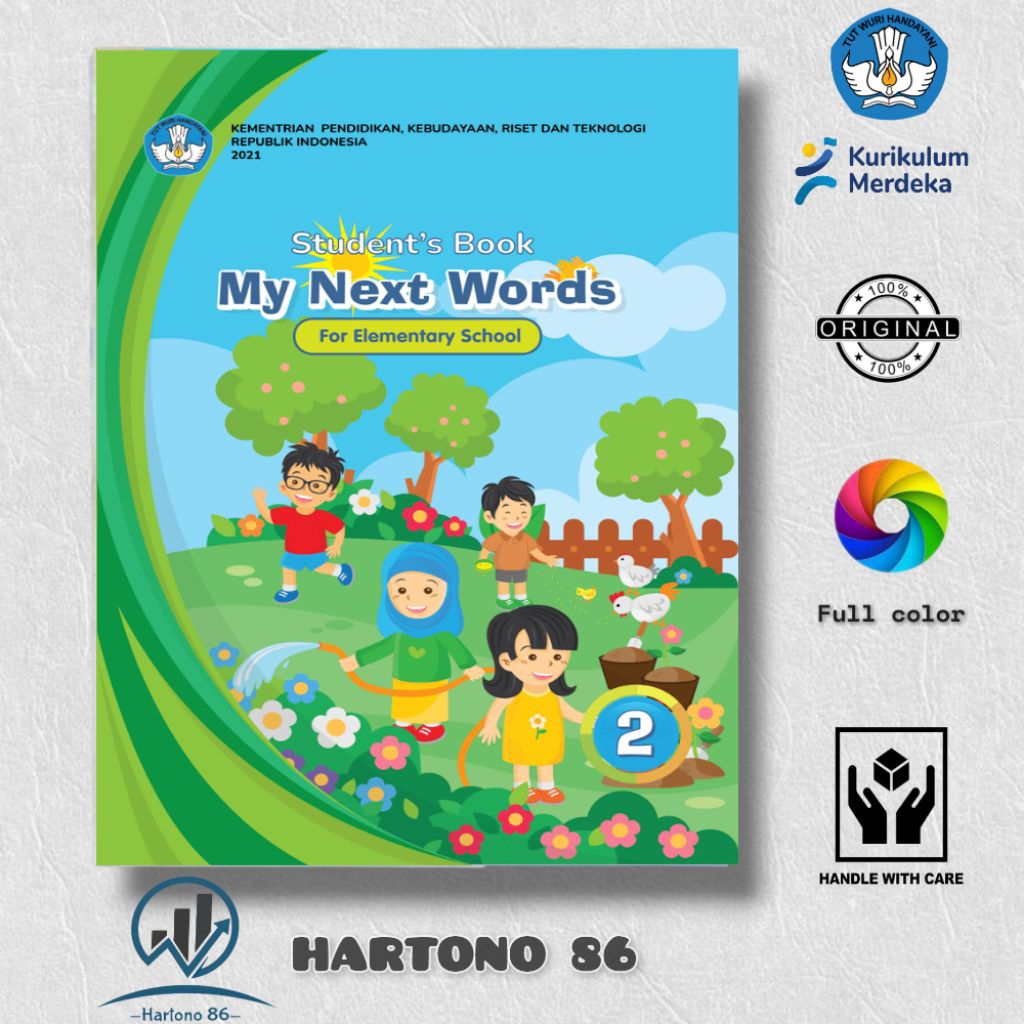Jual Buku siswa Bahasa Inggris Kelas 2 SD/MI My Next Word Kurikulum Merdeka Kemendikbud | Shopee ...