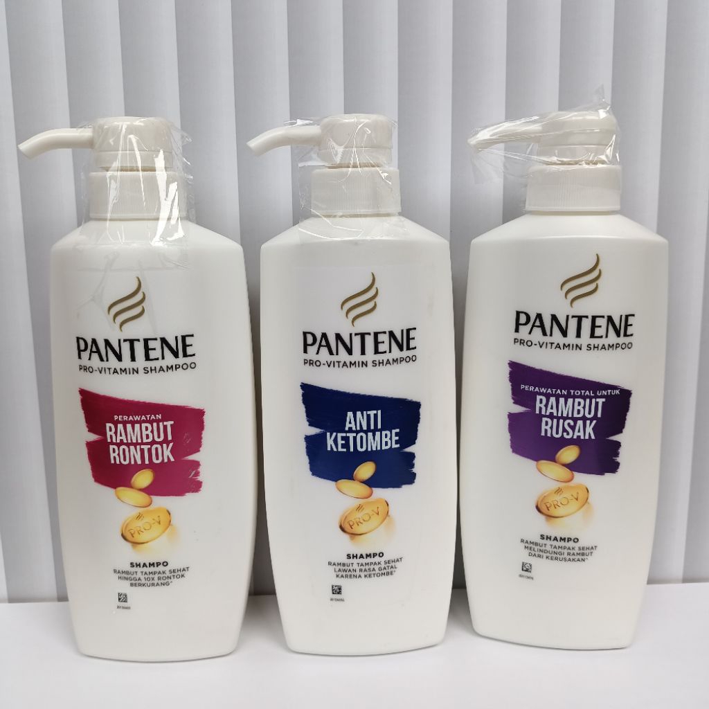 Jual Shampoo Pantene 400ml Perawatan Rambut Rontok Anti Ketombe Halus ...