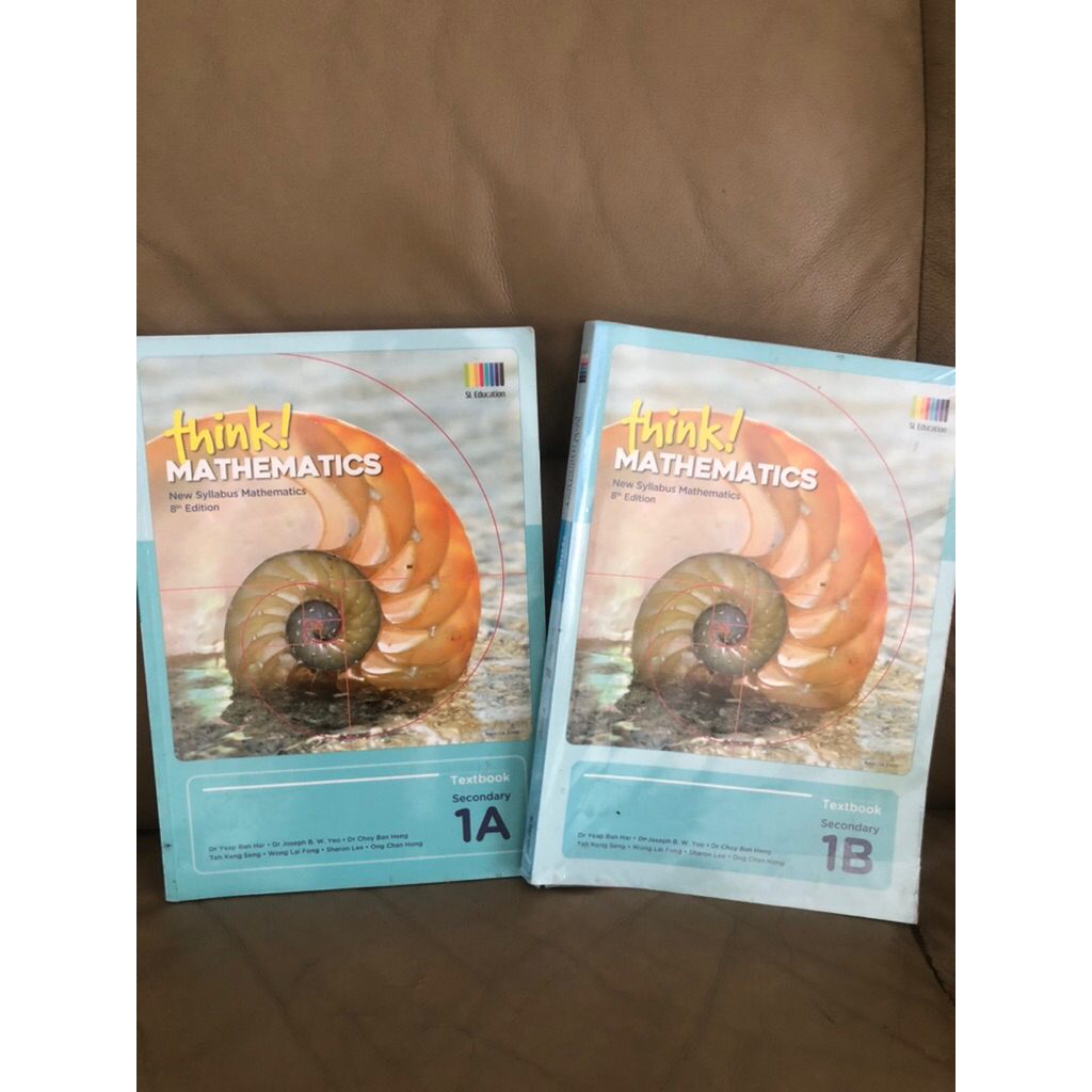 Jual Think Mathematics Secondary 8th Edition 1A 1B | Shopee Indonesia