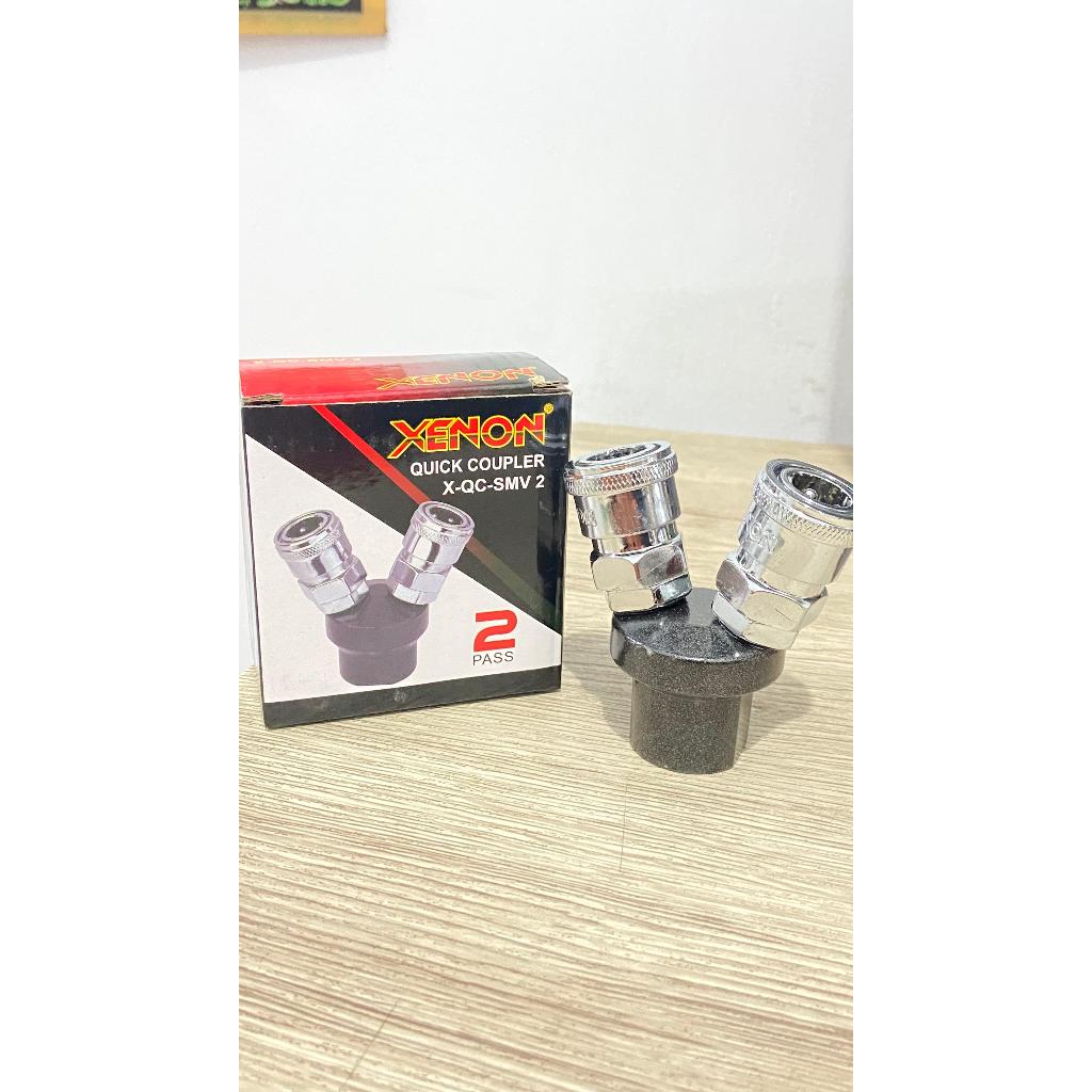 Jual Quick coupler Cabang 2 Sambungan Selang Angin Cabang kopler ...