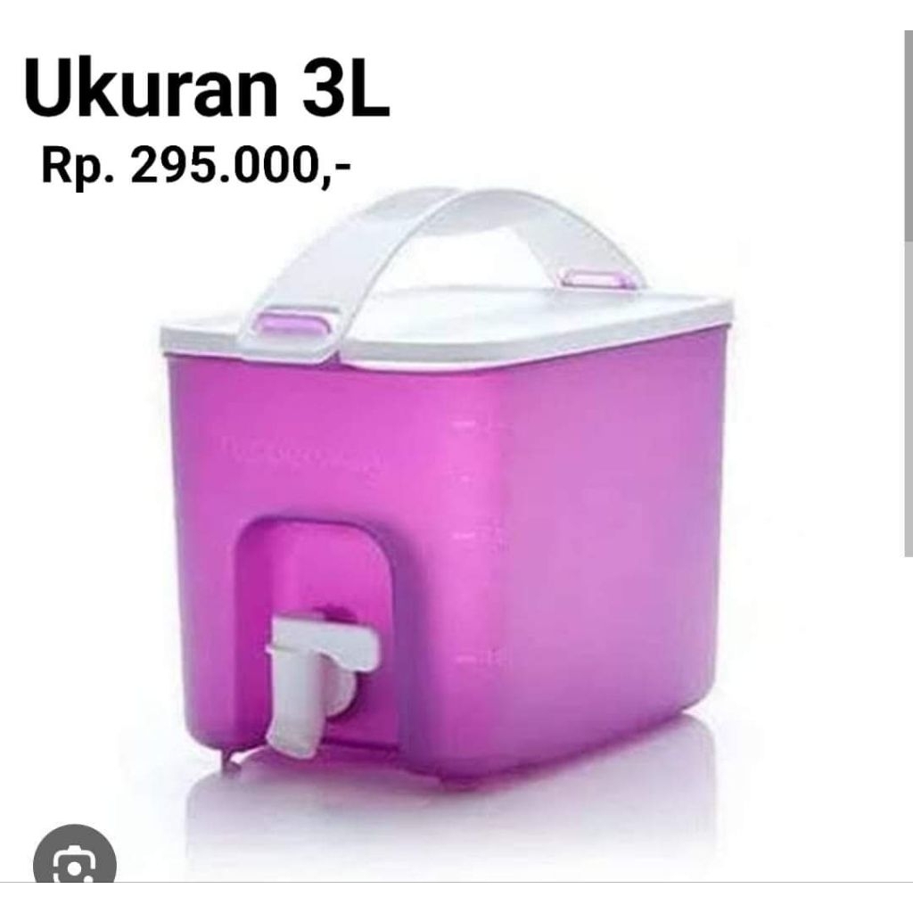 Jual dispenser air 3L tupperware | Shopee Indonesia