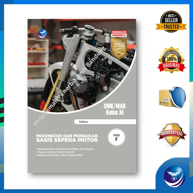Jual buku SMK Kurmer CP 032 - Perawatan dan Perbaikan Sasis Sepeda Motor Kelas XI Fase F ...