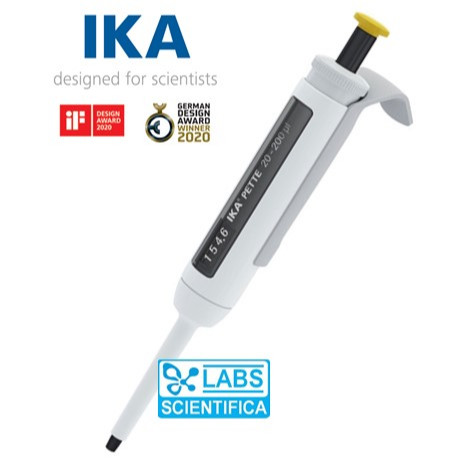 Jual IKA Micropipette Variable 20 - 200 uL , Mikropipet IKA PETTE Vario ...