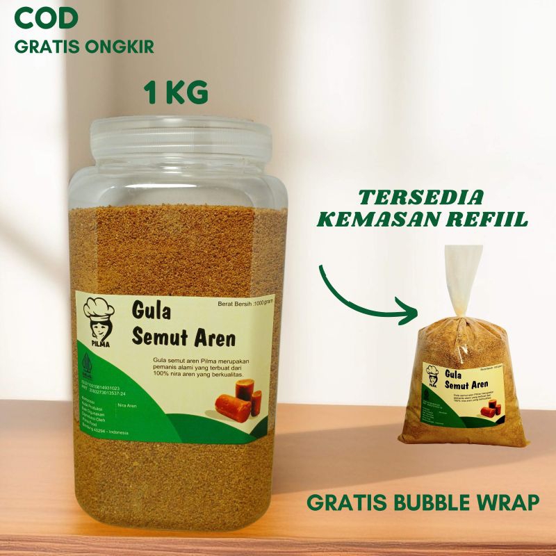 Jual GULA SEMUT AREN ASLI BERAT BERSIH 1 KG | Shopee Indonesia