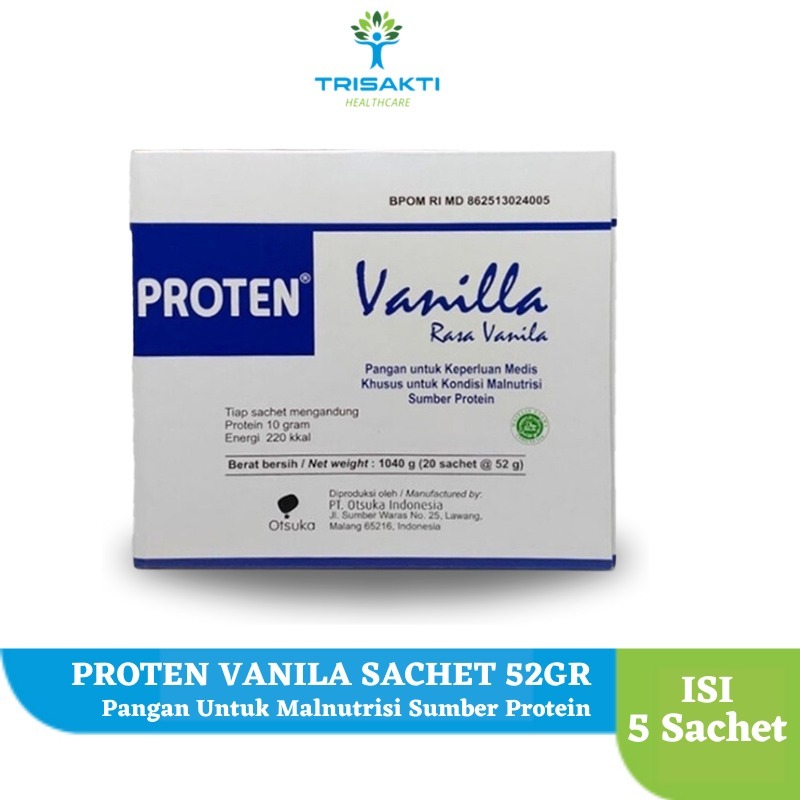 Jual Susu Proten Tinggi Protein Rasa Vanila 5 Sachet | Shopee Indonesia