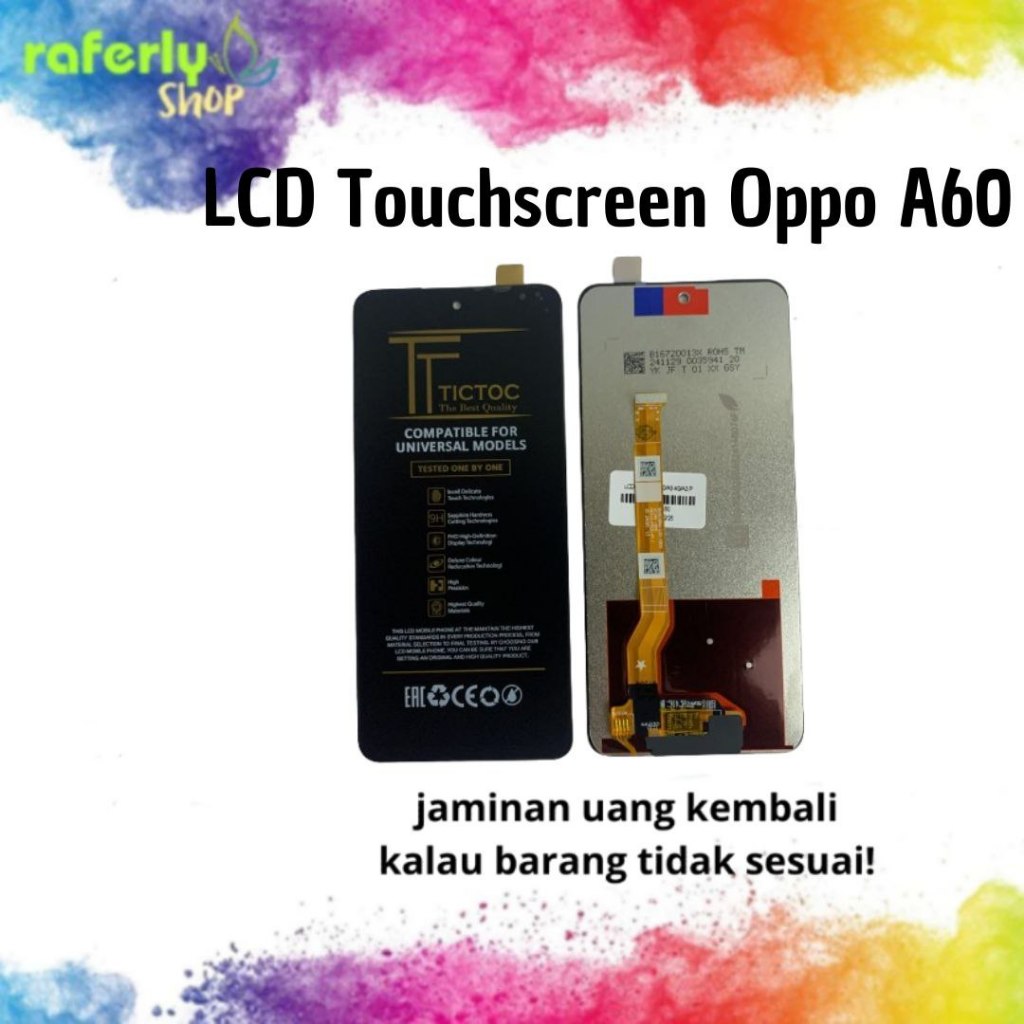 Jual Raferlyshop LCD Tictoc OPPO A60 / A3X / REALME C65 FULLSET ...