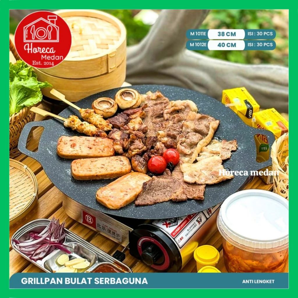 Jual Alat pemanggang / Tempat panggangan bulat Platter BBQ Piring plat ...