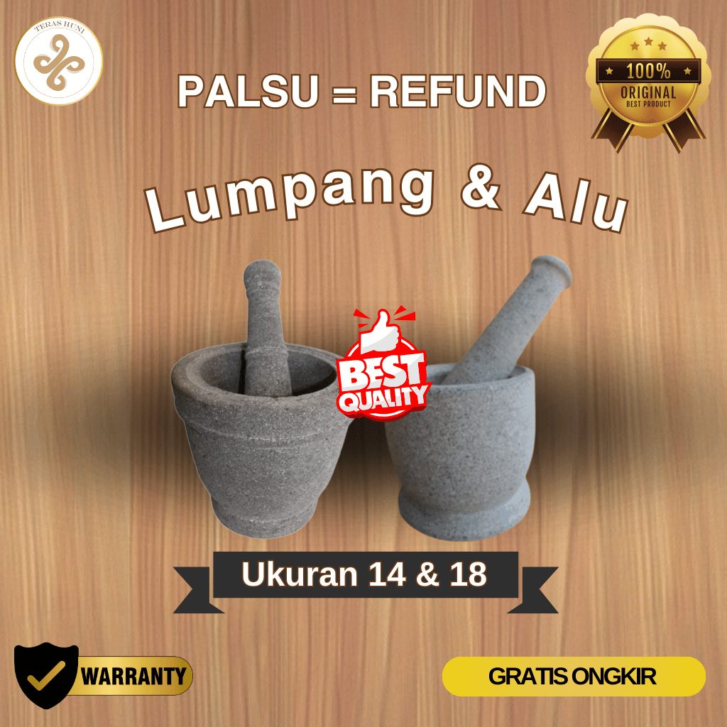 Jual 1 SET LUMPANG BATU ASLI - 100% Original - Lumpang dan Alu | Shopee ...