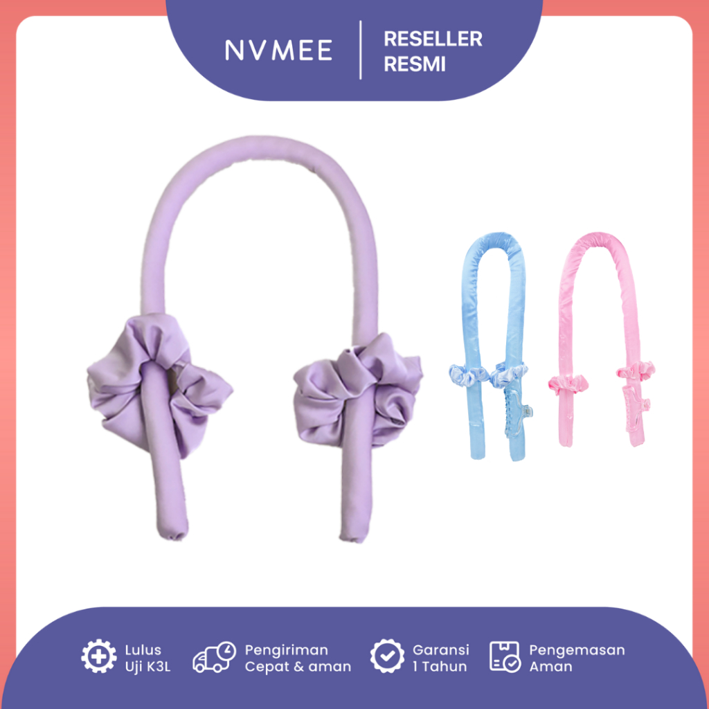 Jual NVMEE- Jepit Keriting Rambut / Curly Otomatis Tanpa Panas Praktis ...