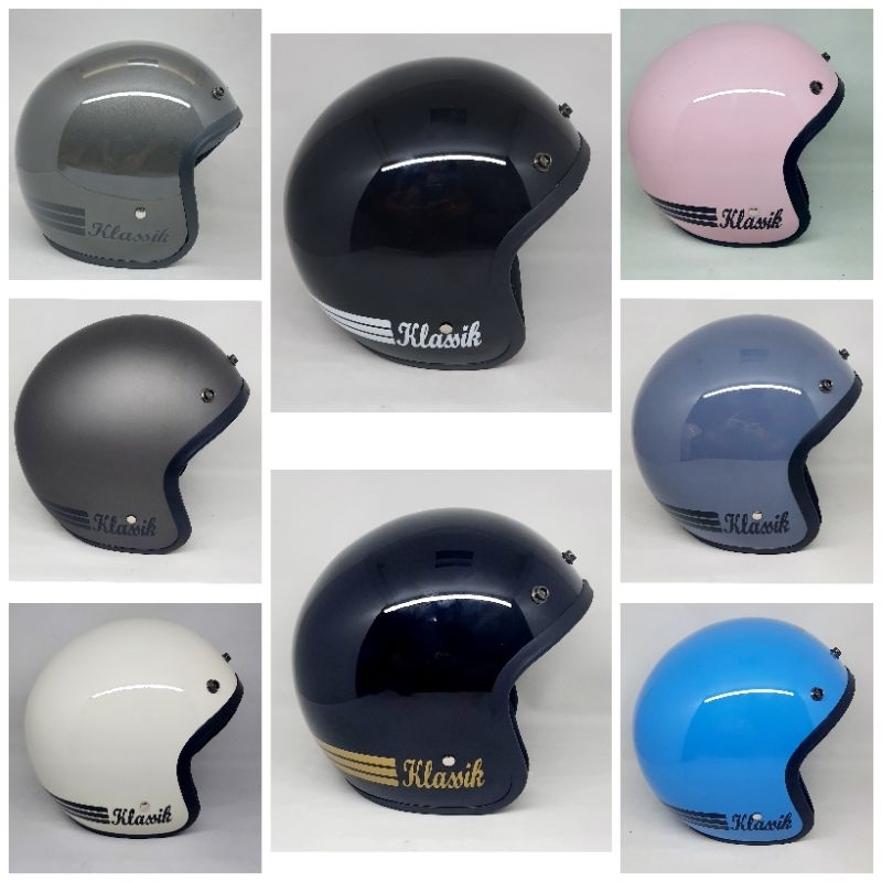 Jual HELM BOGO RETRO Murah COCOK Buat Pria/Wanita HELM SAJA(Ongkir 1kg ...