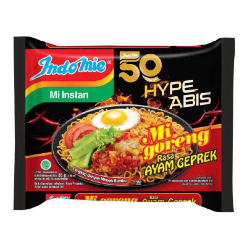 Jual INDOMIE GORENG RASA AYAM GEPREK ( DUS ) | Shopee Indonesia