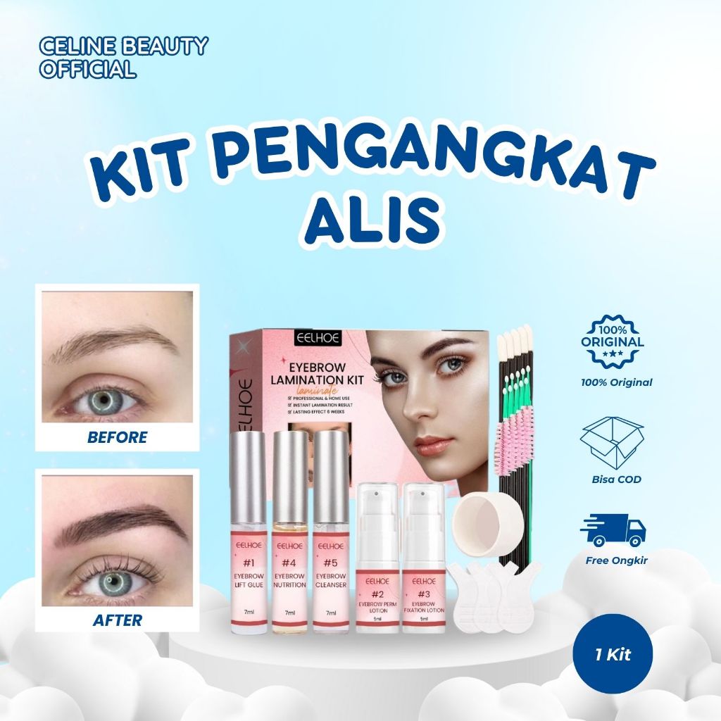 Jual Brow lift /Brow Eyebrow Lamination Kit - Kit Pengangkat Alis Alis Perm Lotion Alis Mata ...