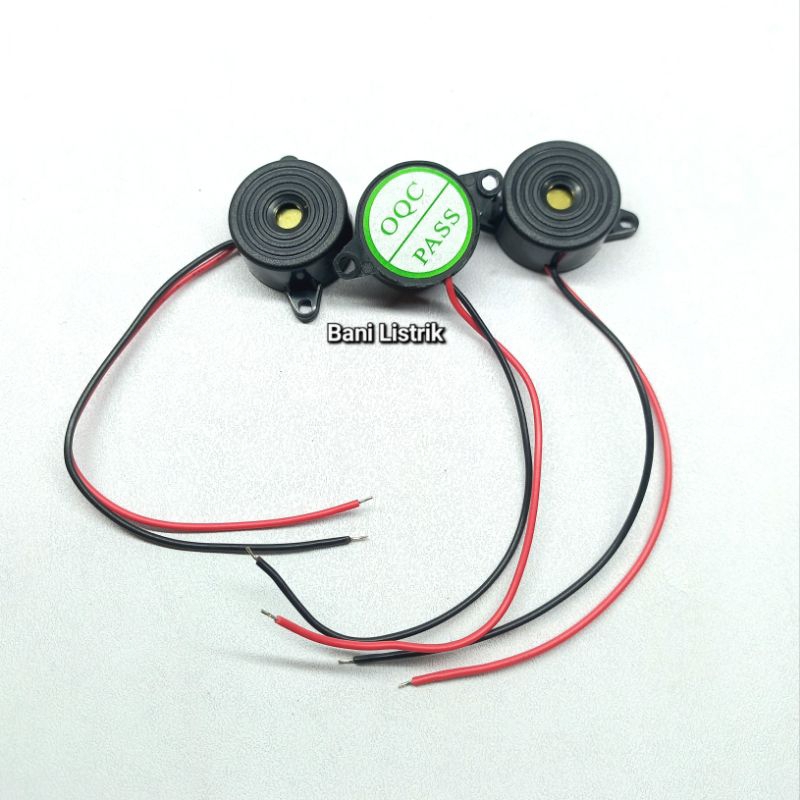 Jual Buzzer Aktif Speaker Buser Alarm Buzzer Piezo Alarm DC 3V-24V ...