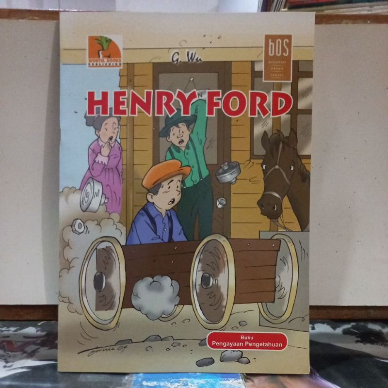 Jual Komik Biografi - Henry Ford (Pendiri Merk Mobil Ford) | Shopee ...
