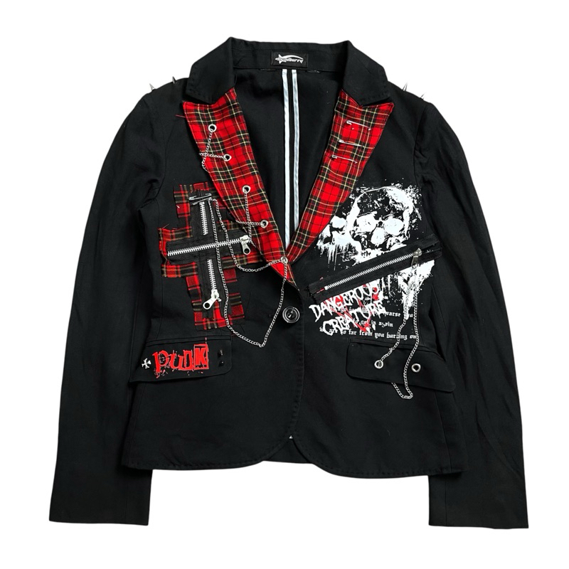 Jual blazer punk rock fashion | visual kei | alternative street wear ...