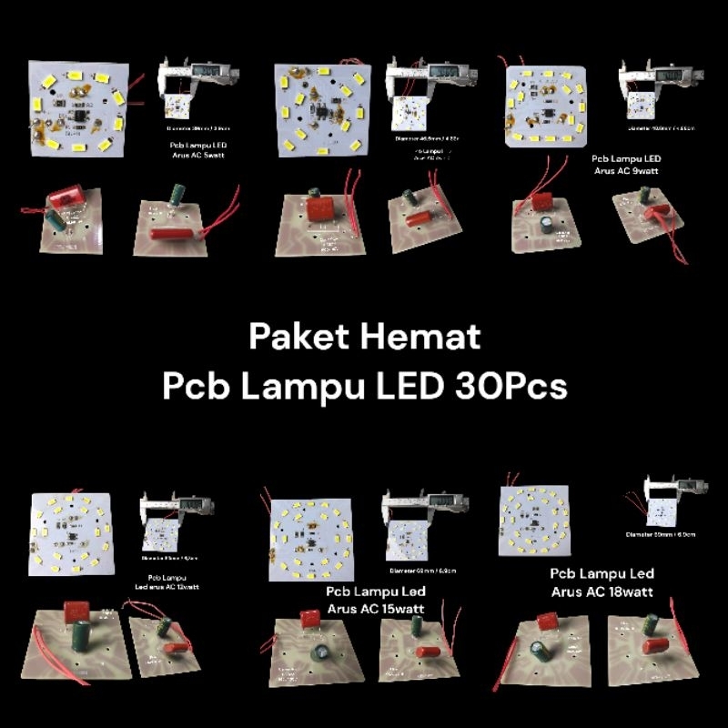 Jual Pcb Lampu LED Paket Hemat 30Pcs Cek Deskripsi | Shopee Indonesia