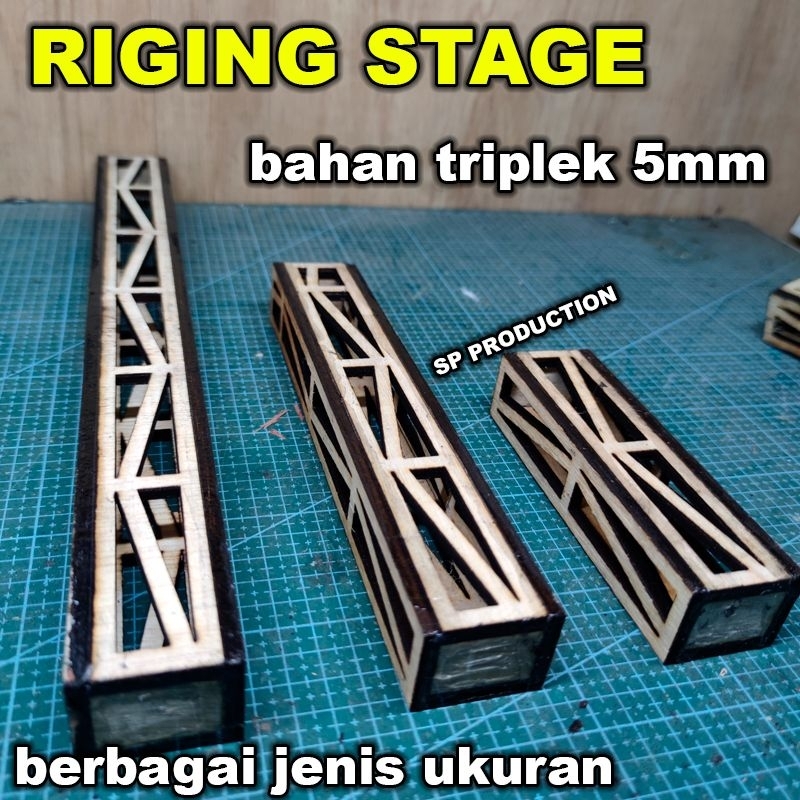 Jual Riging Stage miniatur bahan triplek 5mm | Shopee Indonesia