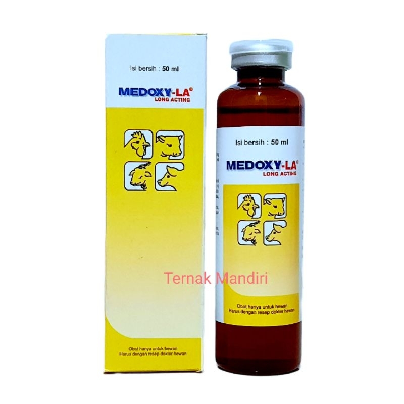 Jual MEDOXY LA 50ml Antibiotik Sapi kambing domba ayam | Shopee Indonesia