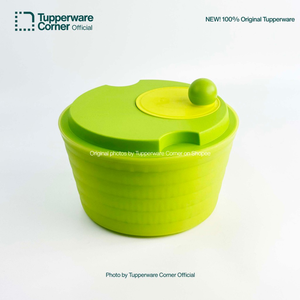 Jual TUPPERWARE SPINNING CHEF WARNA HIJAU (MANGKOK PENGERING SAYUR ...